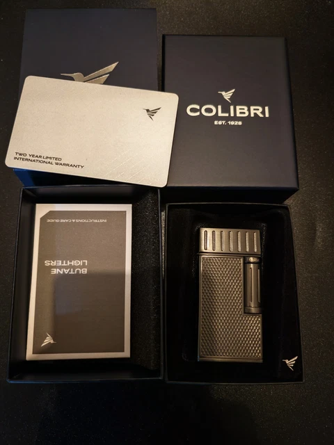 BRAND NEW COLIBRI Julius Dual Flame Lighter Gunmetal £57.90 - PicClick UK