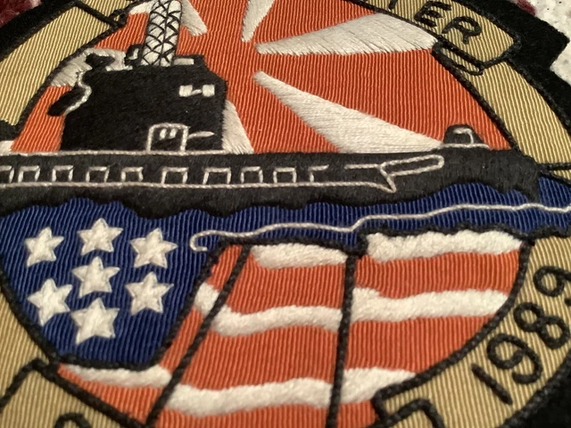 SUBMARINE USN NAVY Uss Darter Ss-576 Ship Deck Jacket Patch Rare Japan ...