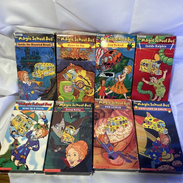 VINTAGE THE MAGIC School Bus VHS Lot Of 4 Scholastic Media Cartoon ...