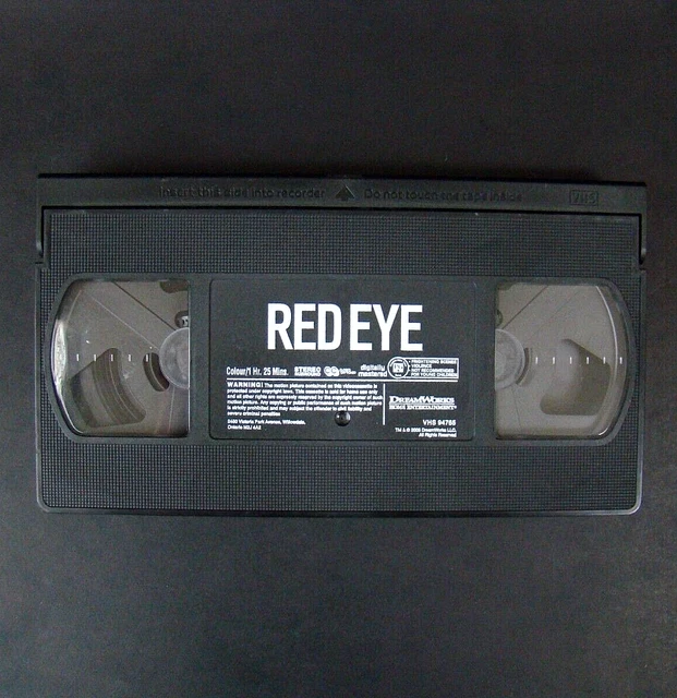 RED EYE VHS 2006 Wes Craven Horror Thriller Late Release Super Rare OOP ...