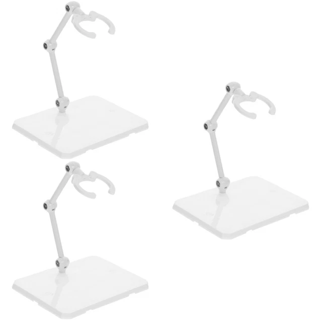 3PCS ADJUSTABLE FIGURINE Model Holder Desktop Action Figure Display ...