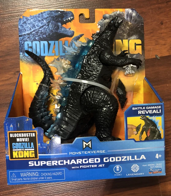 PLAYMATES MONSTERVERSE GODZILLA VS KONG Supercharged Godzilla Action ...