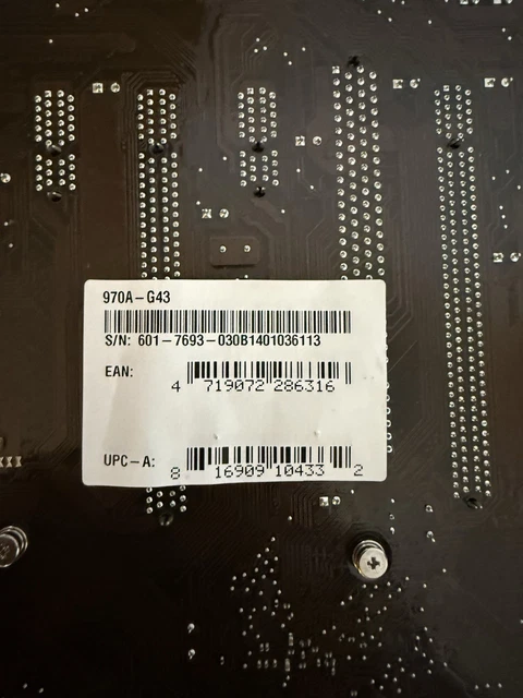 MSI 970A-G43 MOTHERBOARD with AMD FX6300 CPU and Cooling Fan £37.10 ...