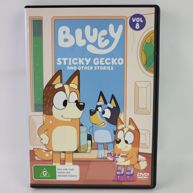 BLUEY - STICKY Gecko and Other Stories - Vol 8 DVD EUR 11,00 - PicClick IT