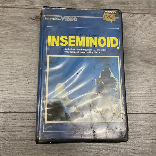INSEMINOID HORROR VHS Tape Collectible Very Rare Pre Cert Ex Rental £21 ...
