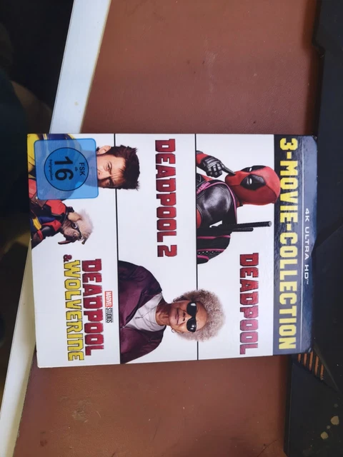 DEADPOOL 3 FILM Collection- 4K Ultra HD Blu Ray - german import great ...
