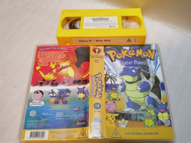 POKEMON VOL.18 WATER BLAST - RARE 1997 Australian SIREN/Nintendo Issue ...