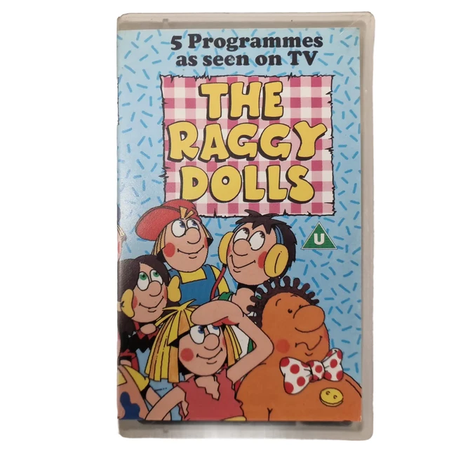 VHS MOVIE THE Raggy Dolls Animation Video Cassette Neil Innes Vintage £ ...