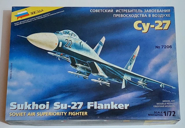 SUKHOI SU-27 FLANKER - 1:72 - Zvezda £27.58 - PicClick UK