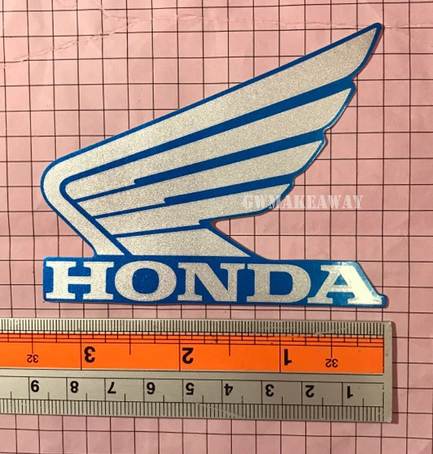HONDA WING LOGO Vinyl Mark Decal Gas Tank Car Sticker Motorcycle 85MM ...