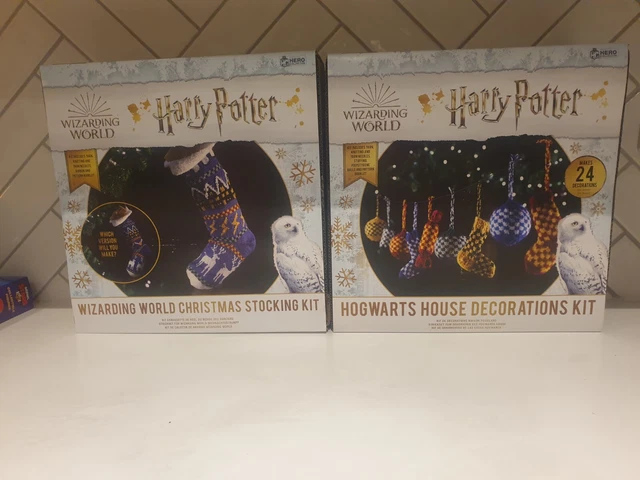 HARRY POTTER WIZARDING World -Stocking & Hogwarts House Decorations ...