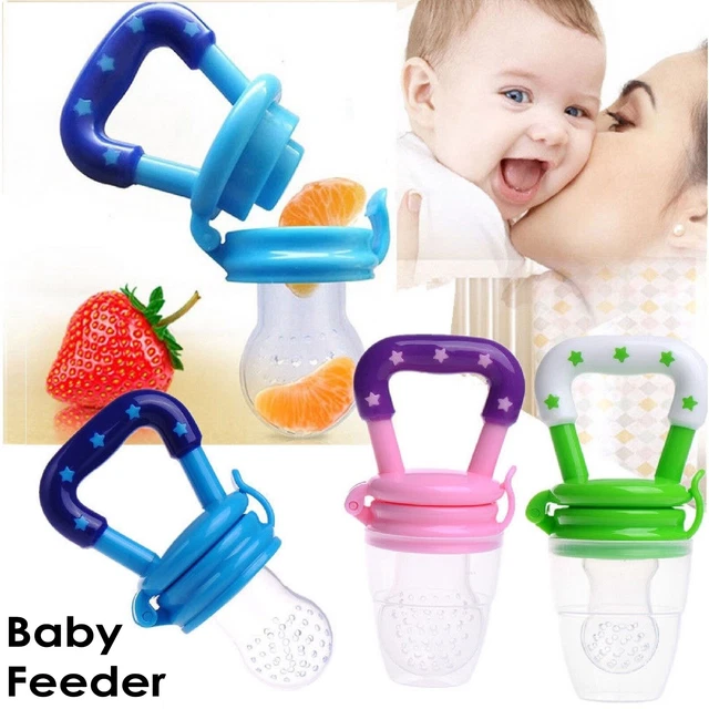BABY DUMMY FOOD Nibbler Fresh Pacifier Feeder Kids Fruit Feeding ...
