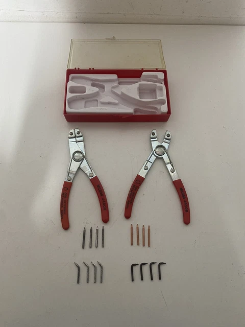 VINTAGE MILBAR TOOLS Circlip Plier Set Internal/External With ...