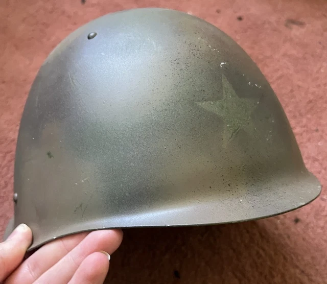 SOVIET RUSSIAN WW2 SSH40 Steel Helmet Star Stamp Very Good Original Condition £83.92 - PicClick UK
