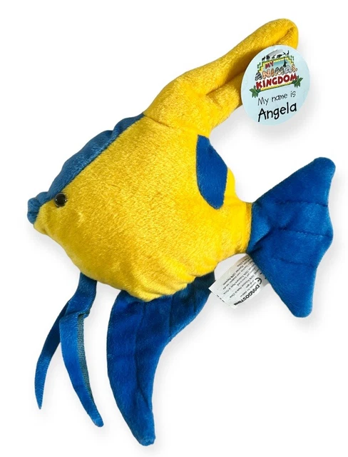 ANGEL FISH SOFT Toy DeAgostini Plush Angela Tropical 10" Yellow Blue £ ...