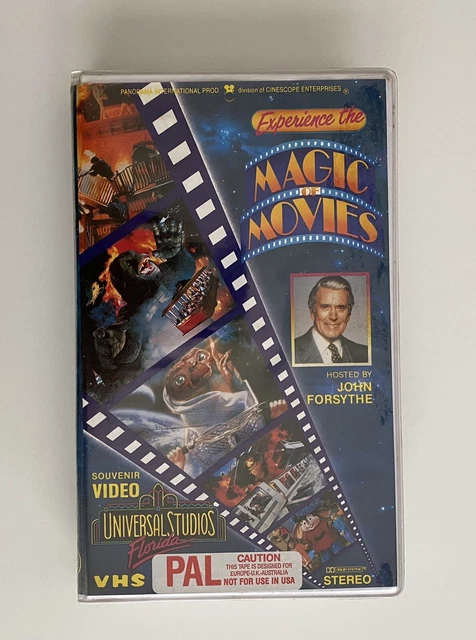 UNIVERSAL STUDIOS FLORIDA Magic Of Movies [VHS] Big Box Clamshell Video ...