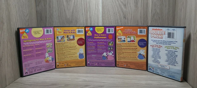 NICKELODEON NICK JR DVD Lot Max Ruby Lot Of 5 Halloween Easter READ ...