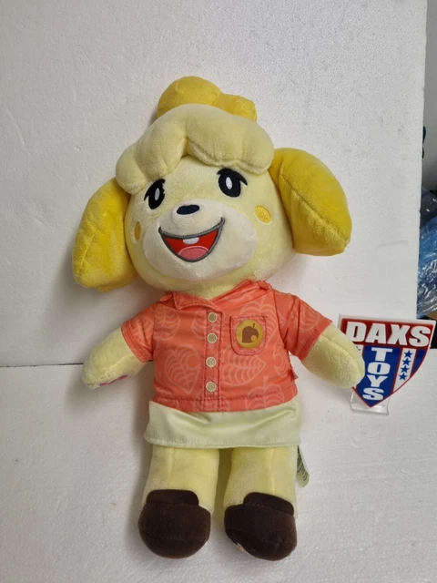 BUILD A BEAR Animal Crossing Isabelle Plush With Outfit & Sound Soft ...