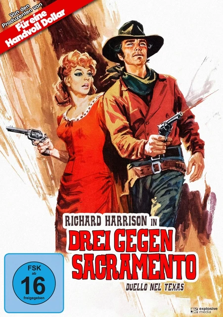 DREI GEGEN SACRAMENTO (DVD) Harrison Richard Rossi-Stuart Giacomo ...