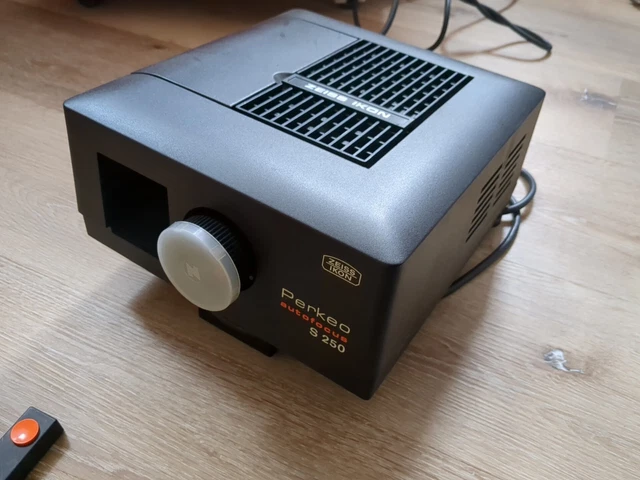 ZEISS IKON PERKEO Automatic S250 Slide Projector, Remote, Instructions ...