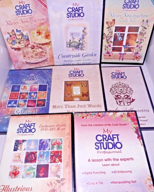 MY CRAFT STUDIO Professional PC CD Rom - Different Titles to Choose ...