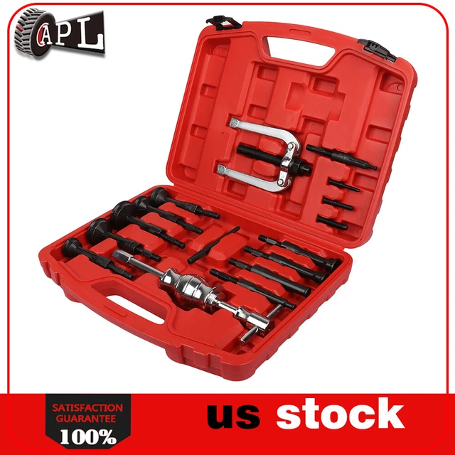 16PCS BUSH BEARING Puller Blind Hole Pilot Internal Extractor Removal ...