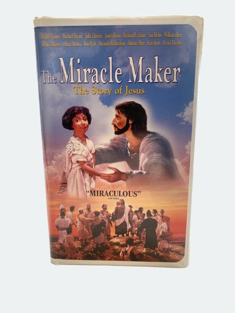 THE MIRACLE MAKER VHS - The Story Of Jesus - Family Home Entertainment ...