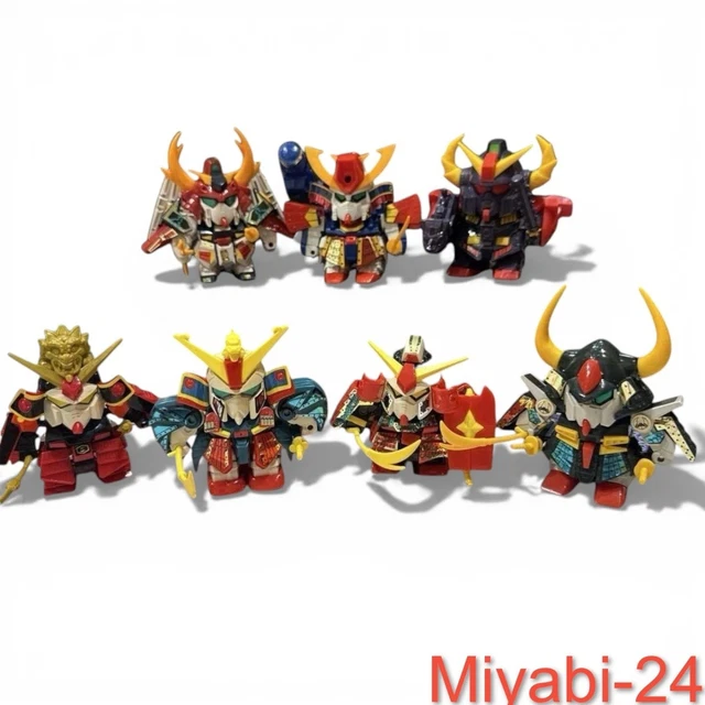 RARE SD GUNDAM Musha Seven People Set Original Used No Box or ...