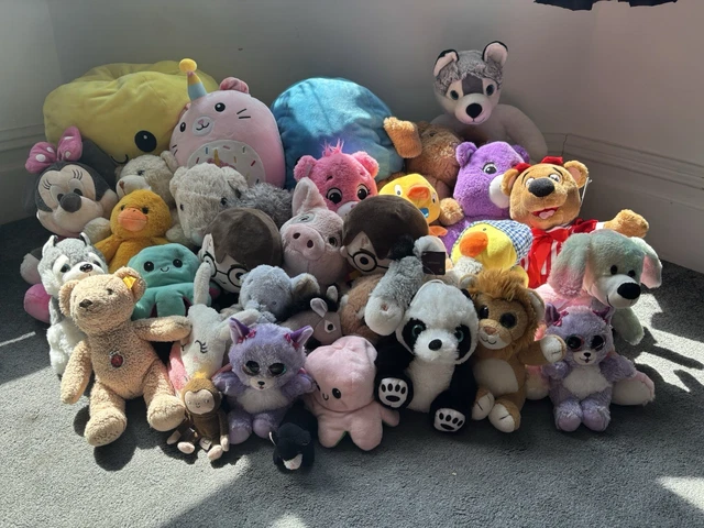 35+ SOFT TOYS 🧸 Care Bears 🥰 Minnie Mouse, Harry Potter, Squishmallow ...