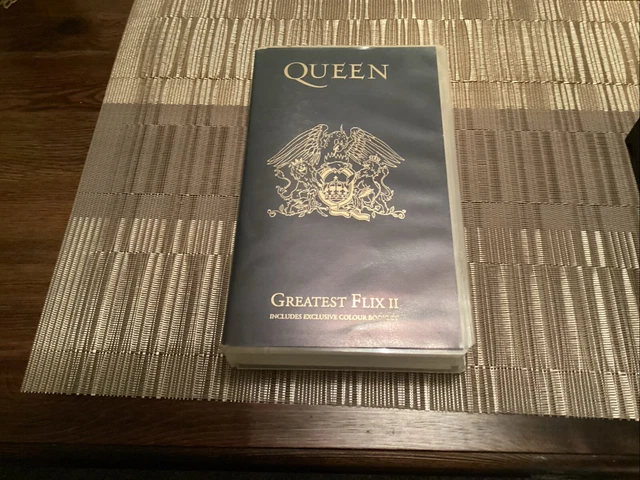 QUEEN GREATEST FLIX II VHS Video Including Exclusive Colour Booklet As ...
