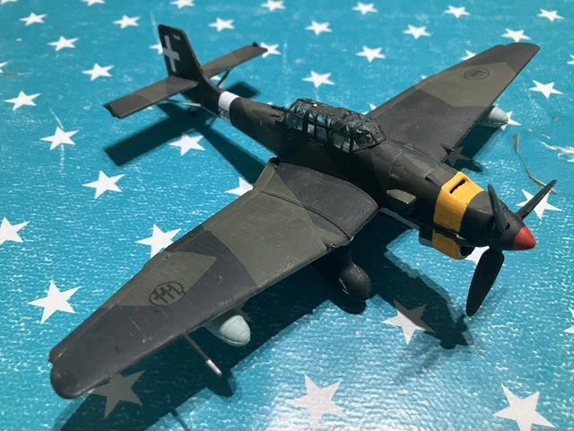 BUILT TAMIYA 1/72 Model Kit JUNKER JU-87 STUKA ITALIAN WW2 Dive-bomber ...