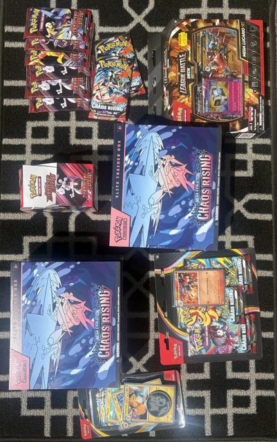 POKEMON TCG CHAOS Rising Elite Trainer Box ETB New and Sealed Mega ...