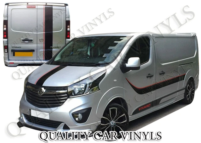 VAUXHALL VIVARO RACING stripes full kit graphics decals stickers £100. ...