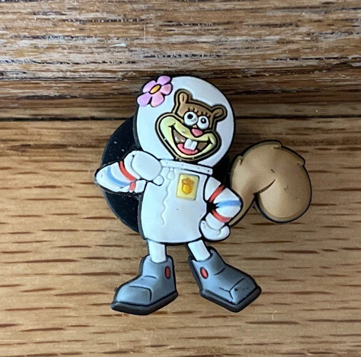 RARE CROCS JIBBITZ Authentic Spongebob SquarePants Sandy Cheeks Charm ...