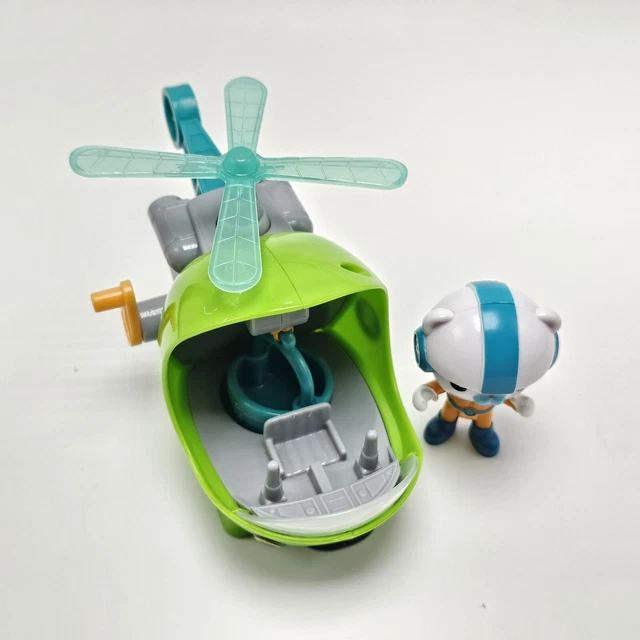 FISHER PRICE OCTONAUTS Gup-H & Barnacles Spielset grüner Hubschrauber ...