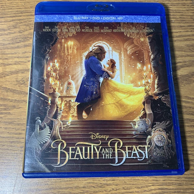 BEAUTY AND THE Beast (Blu-Ray/DVD/Digital) Combo Emma Watson, Dan ...