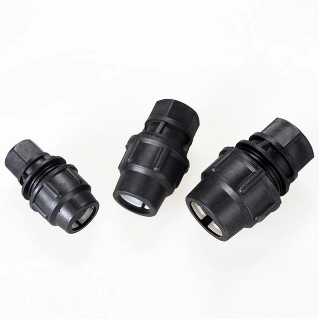 PREMIUM QUALITY PPFITTING Screw PE Pipe Drinking Water Clamp Connector ...