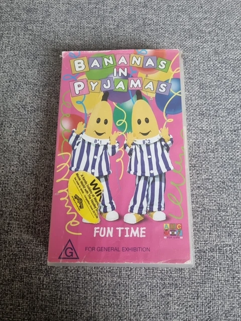 VHS BANANAS IN Pajamas Fun Time Children's Video ABC 1999 TAPE $19.99 ...