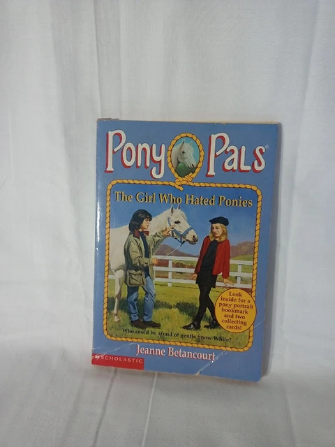 PONY PALS #13 GIRL WHO HATED PONIES Horse Adventure Novel Book (1997 ...