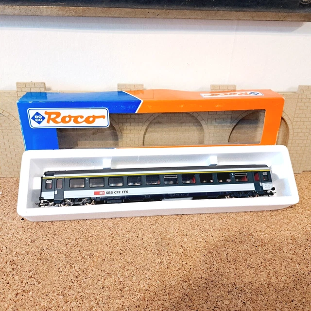ROCO HO GAUGE 44471 Sbb Cff Ffs 1St Class Coach Brand New £32.50 - PicClick UK