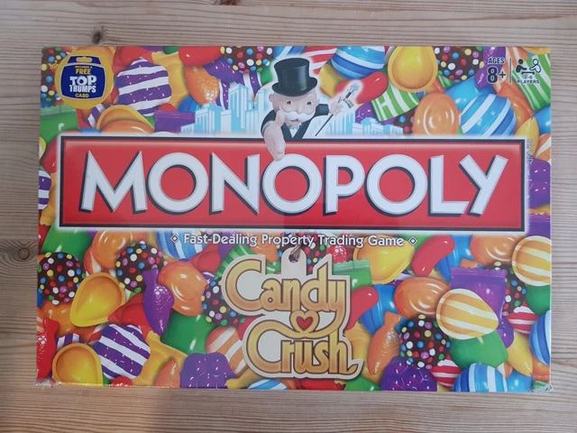 HASBRO MONOPOLY CANDY Crush Edition Board Game £29.99 - PicClick UK
