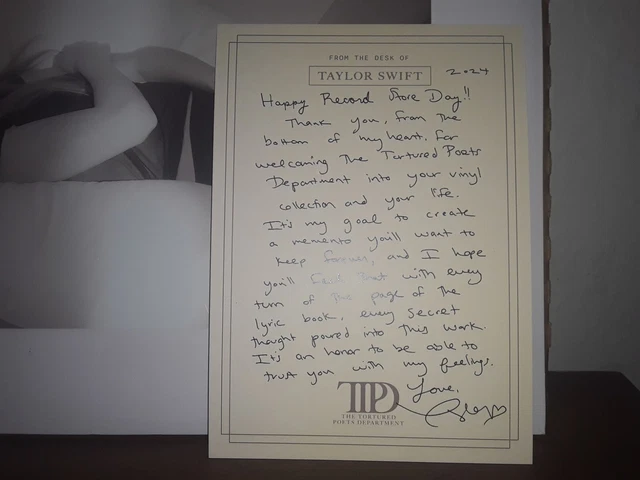 TAYLOR SWIFT TORTURED Poets Department GHOST WHITE Vinyl 2LP RSD ☆ TTPD ...