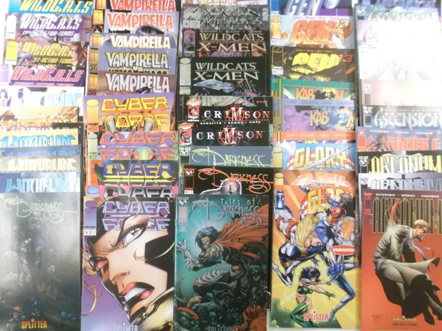 75 STÜCK VERSCHIEDENE Superhelden Comics Darkness Witchblade Vampirella ...