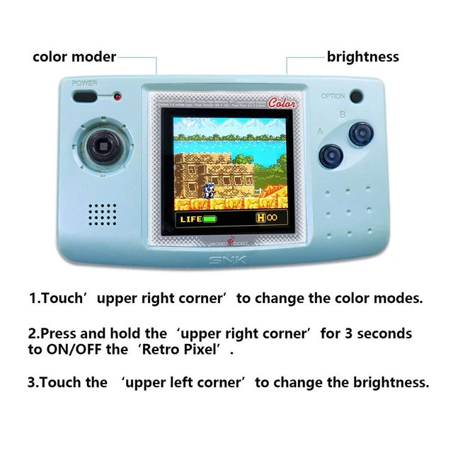 RETRO PIXEL IPS Backlight LCD Screen For NEOGEO Pocket Color NGPC Slim ...