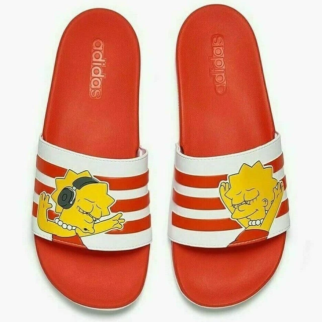 ADIDAS THE SIMPSONS Adillete slider comfort taglia 7 da donna EUR 58,28 ...