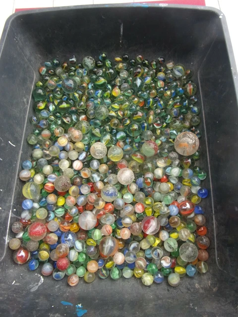 LOT 666 DE Billes Agates Vintage Ancien EUR 34,99 - PicClick FR