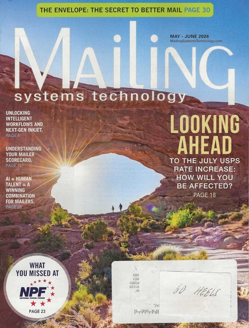 NEW MAILING SYSTEMS Technology Magazine May/Jun 2026 LOOKING AHEAD Rate ...