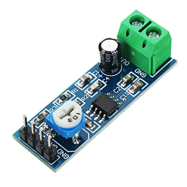 Lm386 Audio Amplifier Module Dc 5v 12v Mini Board X200 Arduino Module
