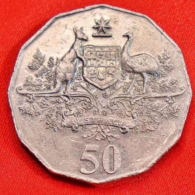 2001 FEDERATION 50C Trail Lines Error coin Thick Raised Lines - Not Die ...