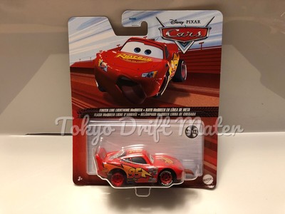 DISNEY PIXAR CARS FINISH LINE LIGHTNING MCQUEEN 2022 1:55 DIECAST TOKYO ...